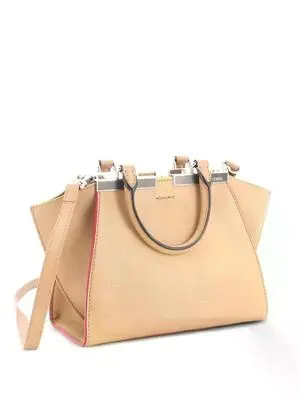 Fendi Leather Mini Cross Body Bag - Brown