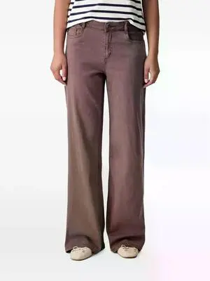 Joseph Ribkoff Goldie Wide-leg Jeans - Brown