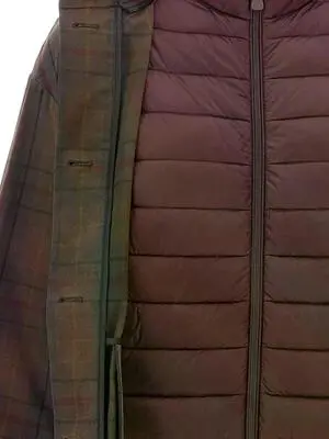 ELENA MIRÒ Tartan-patterned Waxed-cotton Trench Coat
