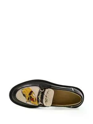 Filling Pieces Leather Taxi Loafers