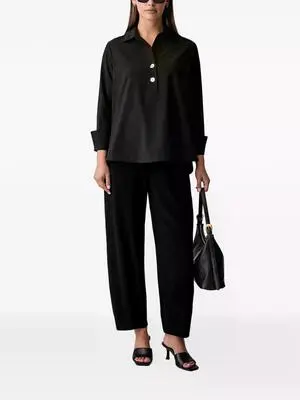 Joseph Ribkoff Elasticated-waist Wide-leg Trousers