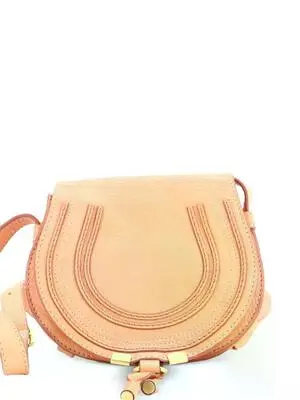 Chloé Marcie Leather Small Cross Body Bag - Pink