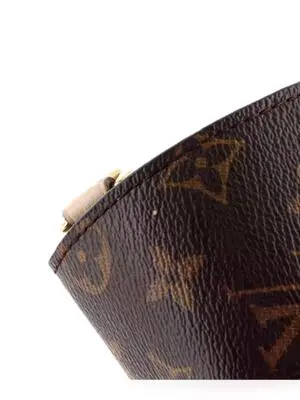 LOUIS VUITTON Vaugirard Handbag Monogram Canvas With Leather Satchel - Brown