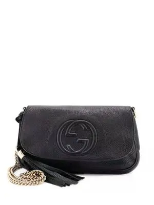 Gucci Soho Chain Medium Crossbody Bag - Black