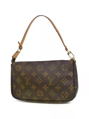 LOUIS VUITTON X Takashi Murakami 2005 Monogram Cerises Pochette Accessoires Clutch Bag