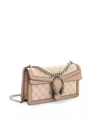Gucci Dionysus Bag Gg Coated Canvas With Leather Small Shoulder Bag