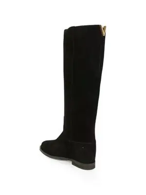VIA ROMA 15 Logo-plaque Knee-high Boots