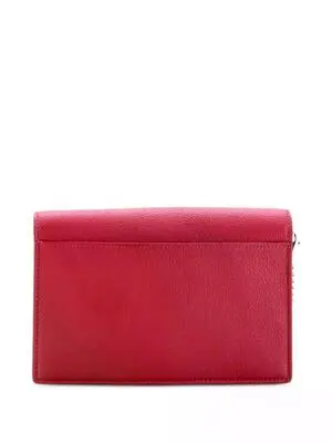 LOUIS VUITTON Mylockme Chain Pochette Leather Clutch Bag - Grey
