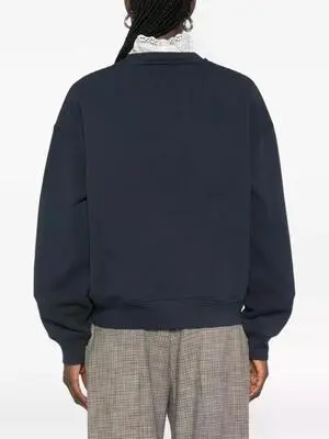 Maje Logo-embroidered Sweatshirt