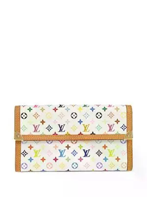 LOUIS VUITTON 2003 Monogram Porte Tresor International Wallet - White