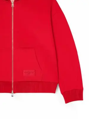 Givenchy Couture Seam Zipped Hoodie In Scuba