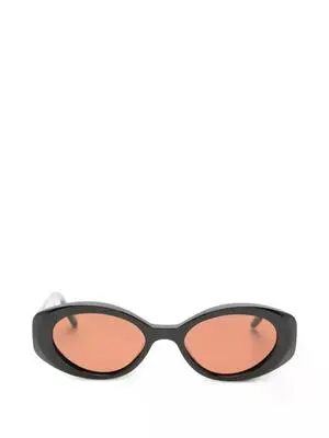 BRU EYEWEAR Bembridge Oval-frame Sunglasses - Black