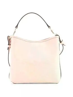Gucci Gg Emblem Gg Embossed Leather Small Bucket Bag