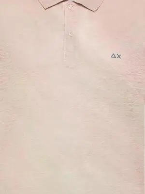 SUN 68 Linen Polo Shirt
