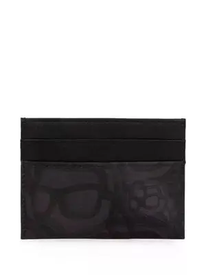 Karl Lagerfeld Kikon Logo-print Cardholder - Black