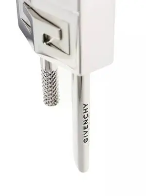 Givenchy Engraved-logo Padlock Keyring