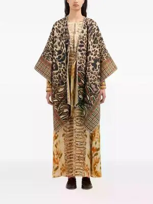 PIERRE-LOUIS MASCIA Printed Poncho Cape