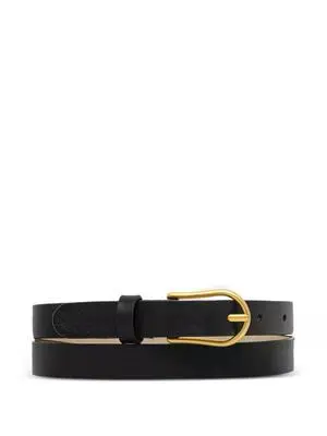 GIANNI CHIARINI Leather Pin-buckle Belt - Black