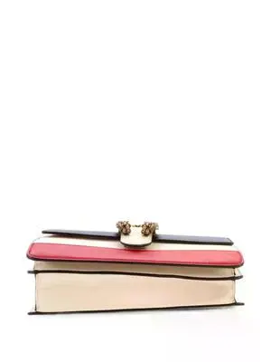 Gucci Dionysus Bamboo Top Handle Bag Colorblock Leather Medium Satchel