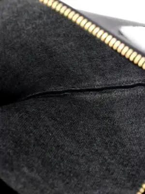 Celine Trio Leather Large Crossbody Bag - Black