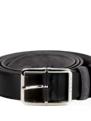 Hogan Buckle-fastening Leather Belt - Grey