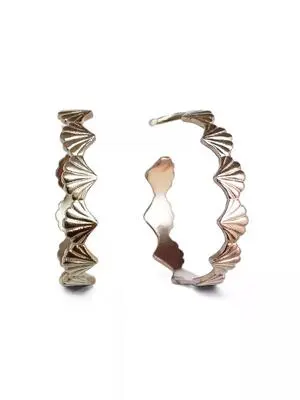 ROSIE KENT Scallop Hoop Earrings
