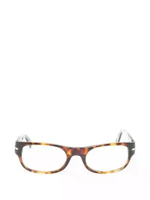 Persol Tortoiseshell-effect Rectangle-frame Sunglasses - Brown