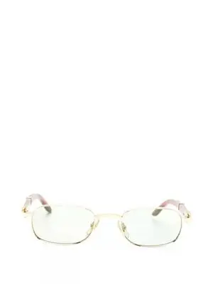 Cartier Camarat Rectangle-frame Sunglasses