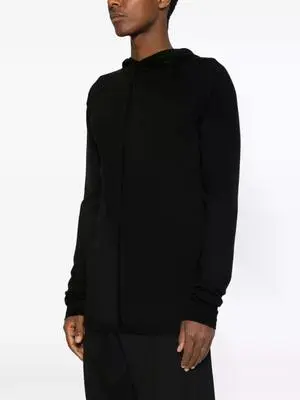Rick Owens Central-seam Hooded Sweater