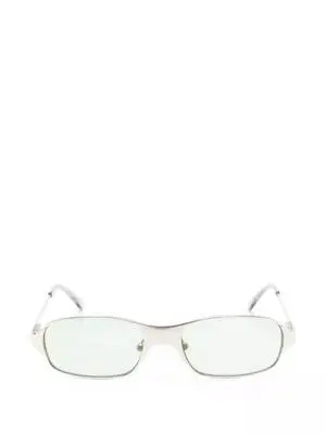 BRU EYEWEAR Aitken Oval-frame Sunglasses - Silver