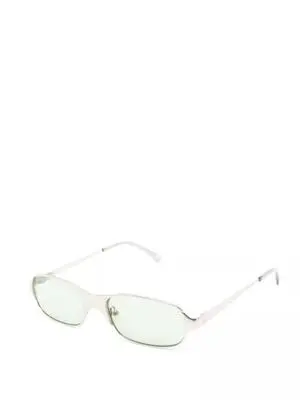 BRU EYEWEAR Aitken Oval-frame Sunglasses - Silver
