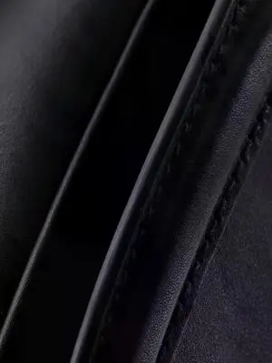 Gucci Blondie Leather Top Handle Shoulder Bag - Black