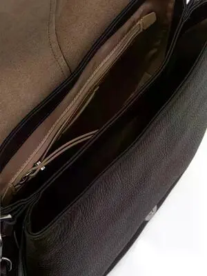 GIANNI CHIARINI Helena Round Grained-leather Shoulder Bag