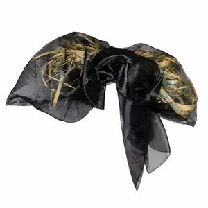 Miro Misljen Nocturne Sculptural Veil Headpiece