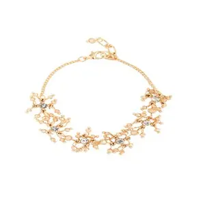 Saachi Cluster Drop Chain Bracelet