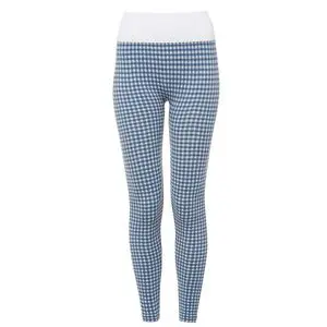 HEART AND SOUL Leggings Sutton High-waisted Vichy Water Lake/white - Blue/white
