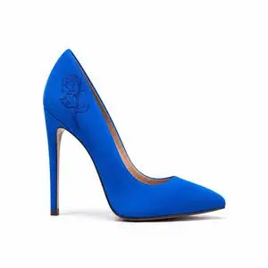 CEDRICK MCDONALD Suede Donatella Pump - Blue