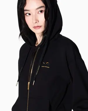 Armani Exchange Scuba Zip-up Stretch Sweatshirt