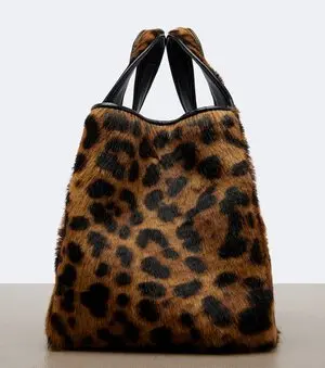 Saint Laurent Le 5 A 7 Bea Baby Calf Hair Top-handle Bag