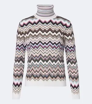 Missoni Zigzag Turtleneck Sweater