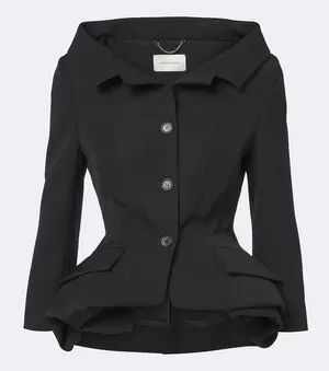Magda Butrym Peplum Wool Blazer