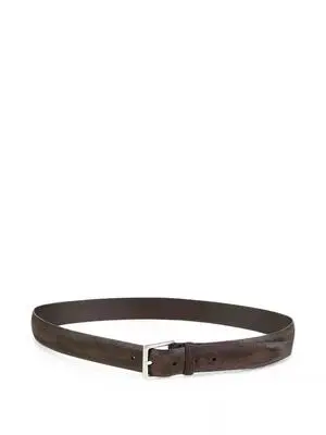 Orciani Suede Leather Belt - Brown