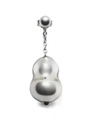LEMAIRE Blown Glass Earring - Silver