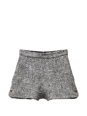 Versace Bouclé Wool Shorts