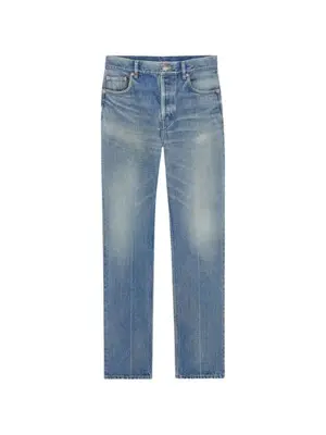 Saint Laurent Straight Leg Denim Jeans