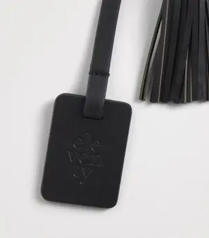 Eleventy Calfskin Fringed Keyring