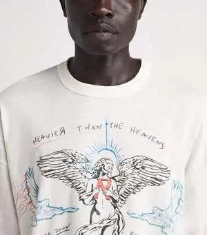 REPRESENT Organic Cotton-hemp Printed T-shirt