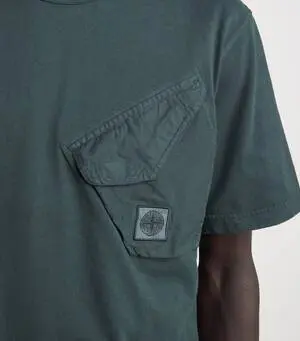 Stone Island Cotton Compass Pocket T-shirt