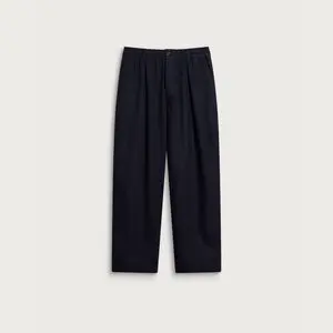 Universal Works Dublin Wool Mix Oxford Trousers - Dark Navy