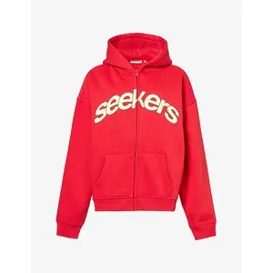 SISTERS & SEEKERS Logo-print Doozy Cotton-blend Hoodie